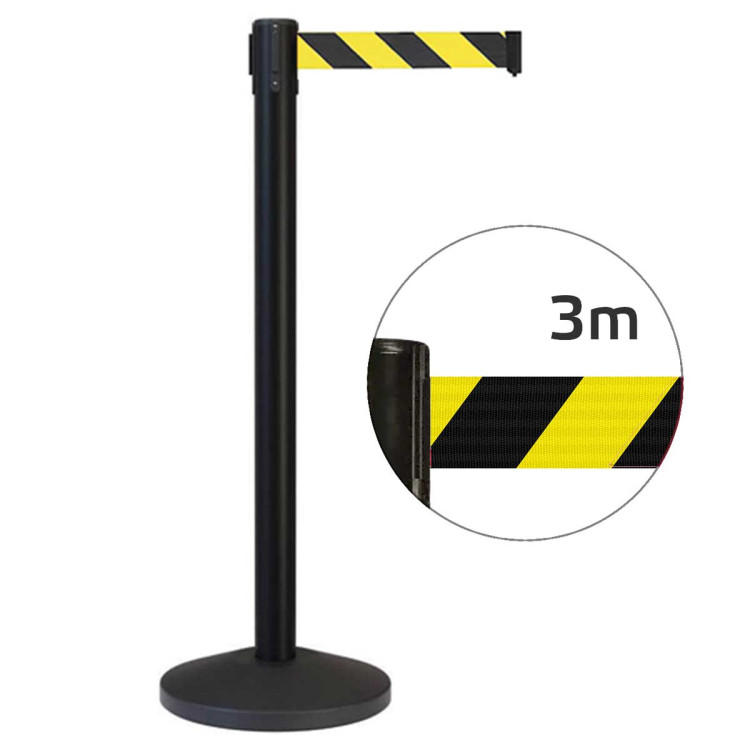 Metal Retractable Belt Barriers Sozi LTM02 – Stoppers with Belt 3 m ...
